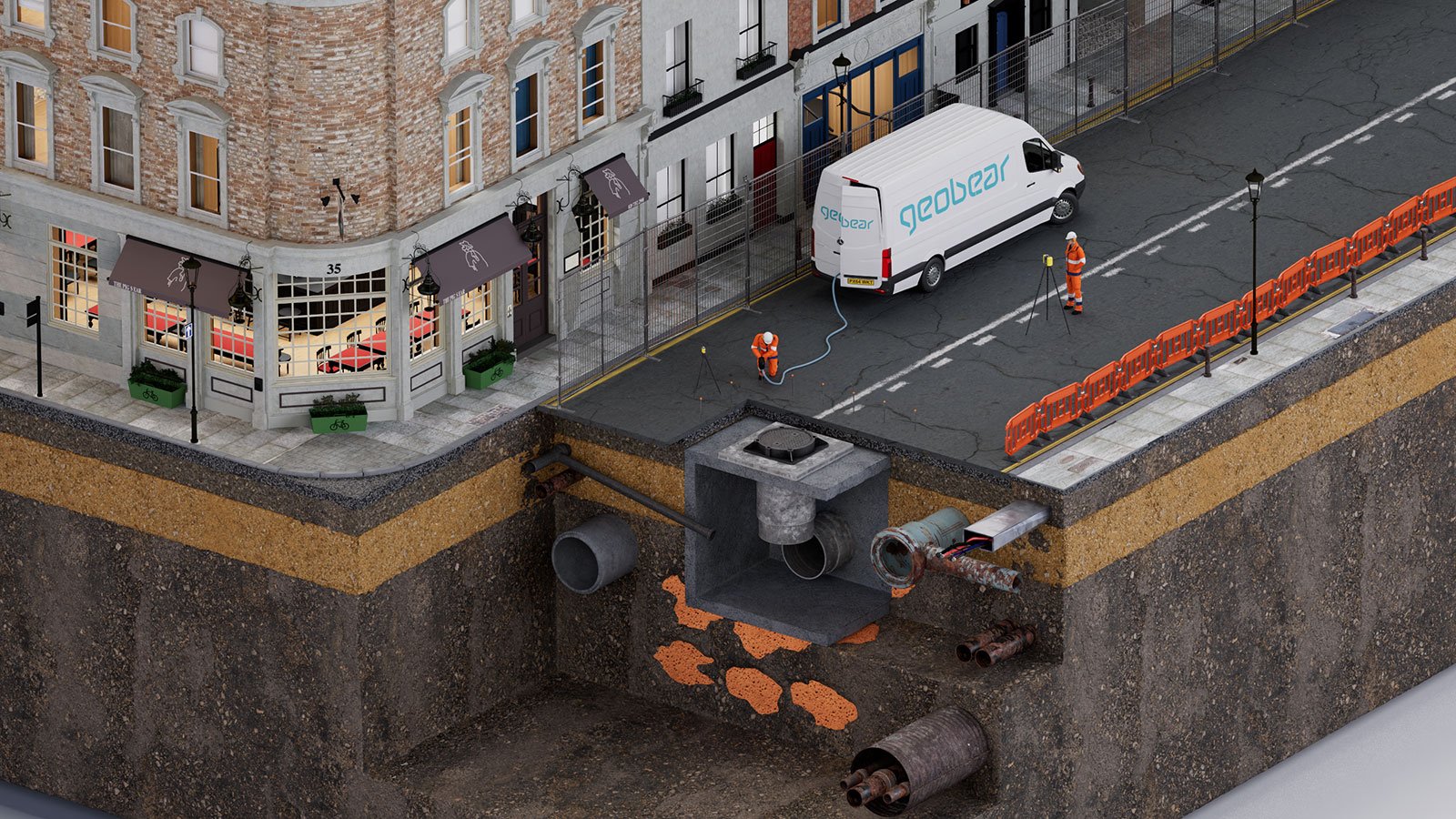 Utilities Ground Improvement and Void Filling | Geobear