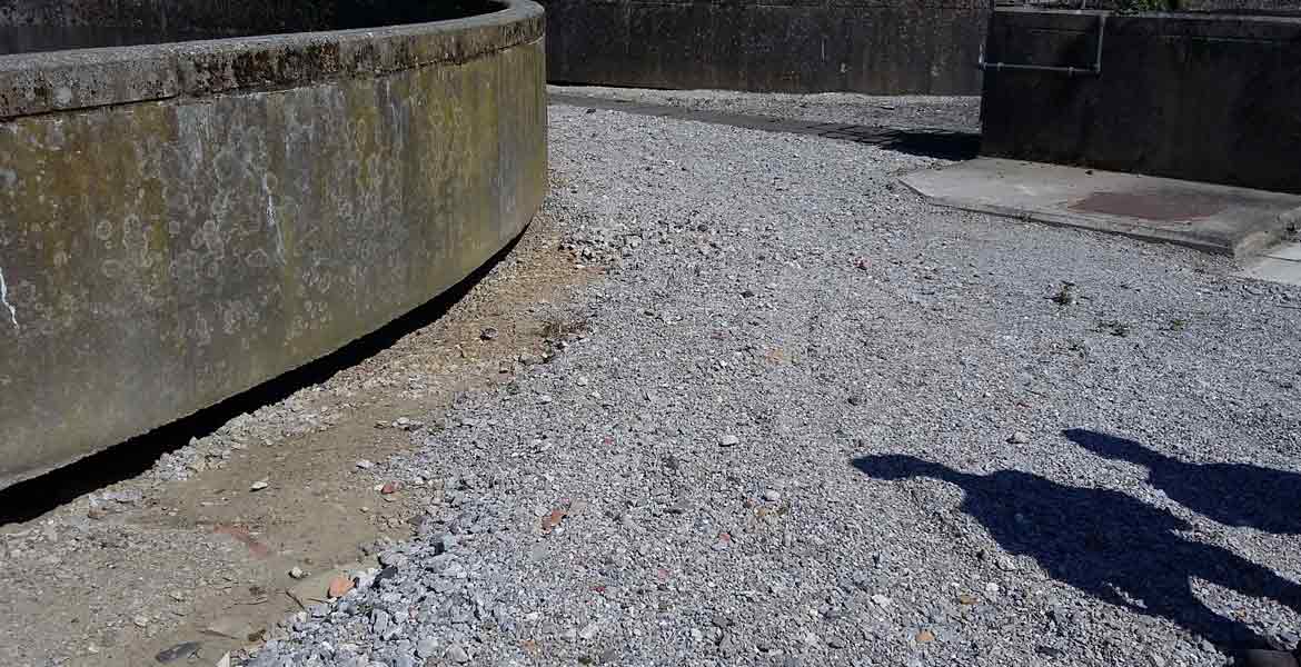 Waste water treatment works – geopolymer void filling | Geobear UK