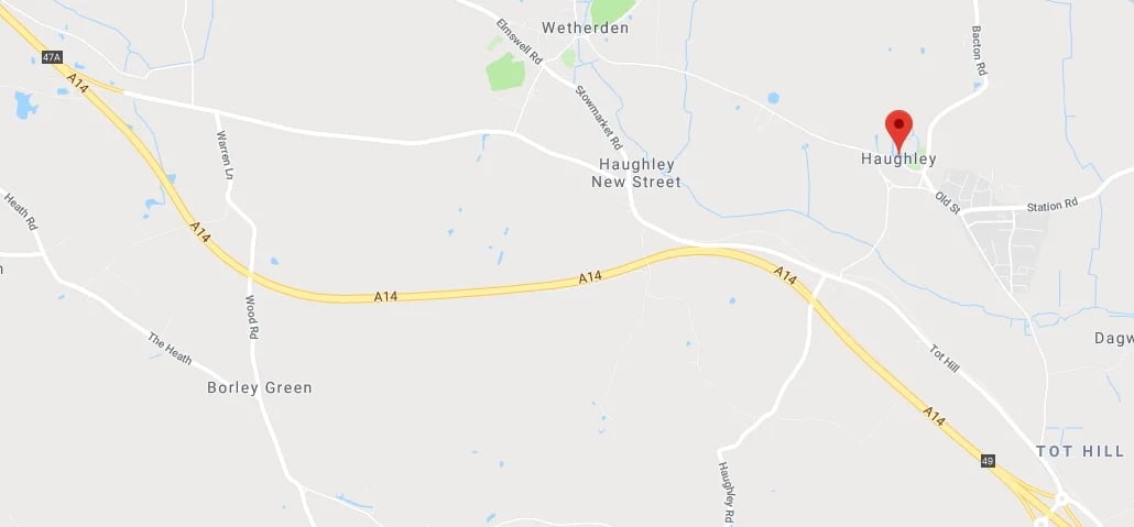 Rapid pavement stabilisation on the A14 | Geobear highway case study