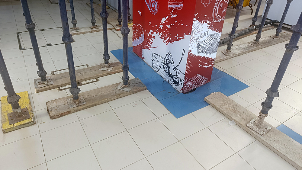 Shopping mall foundation repair case study | Sharjah | Geobear UAE