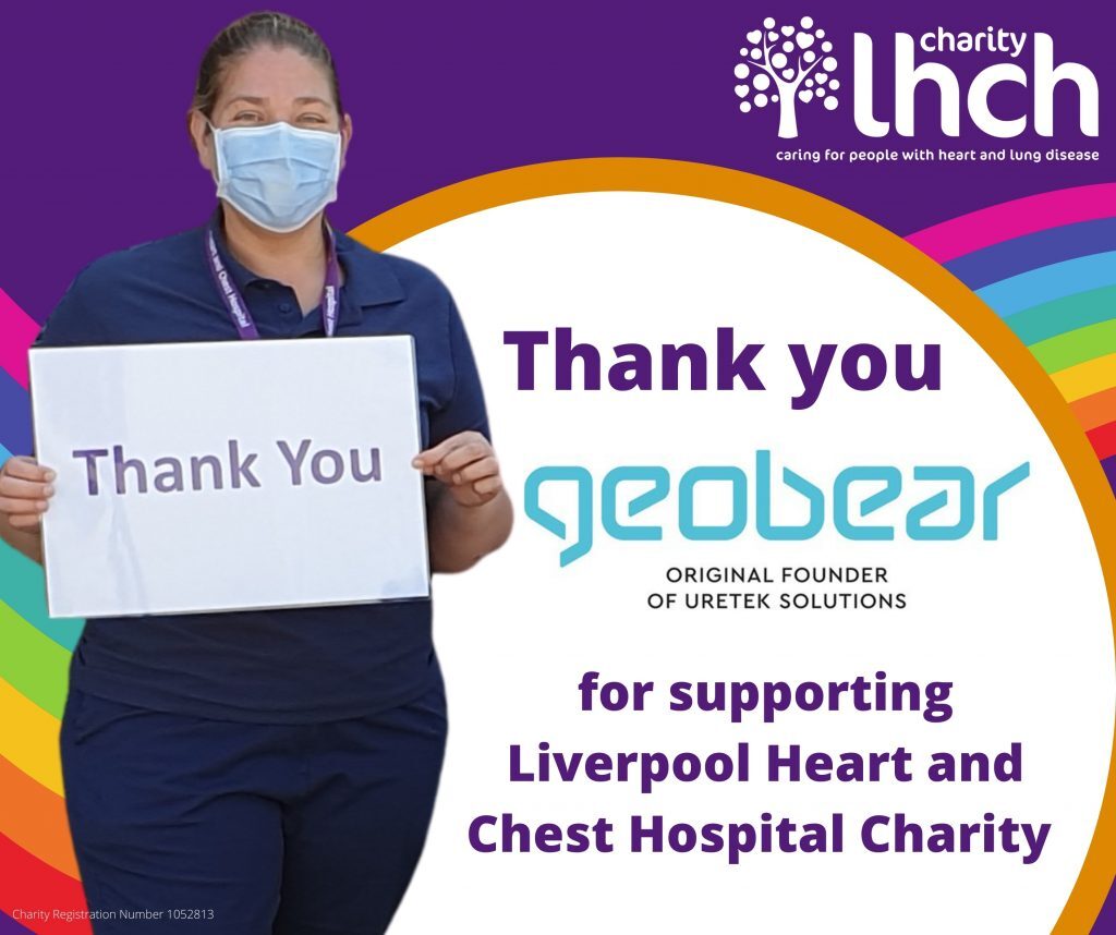 Geobear Donate £2250.00 to Liverpool Heart and Chest Hospital Charity ...