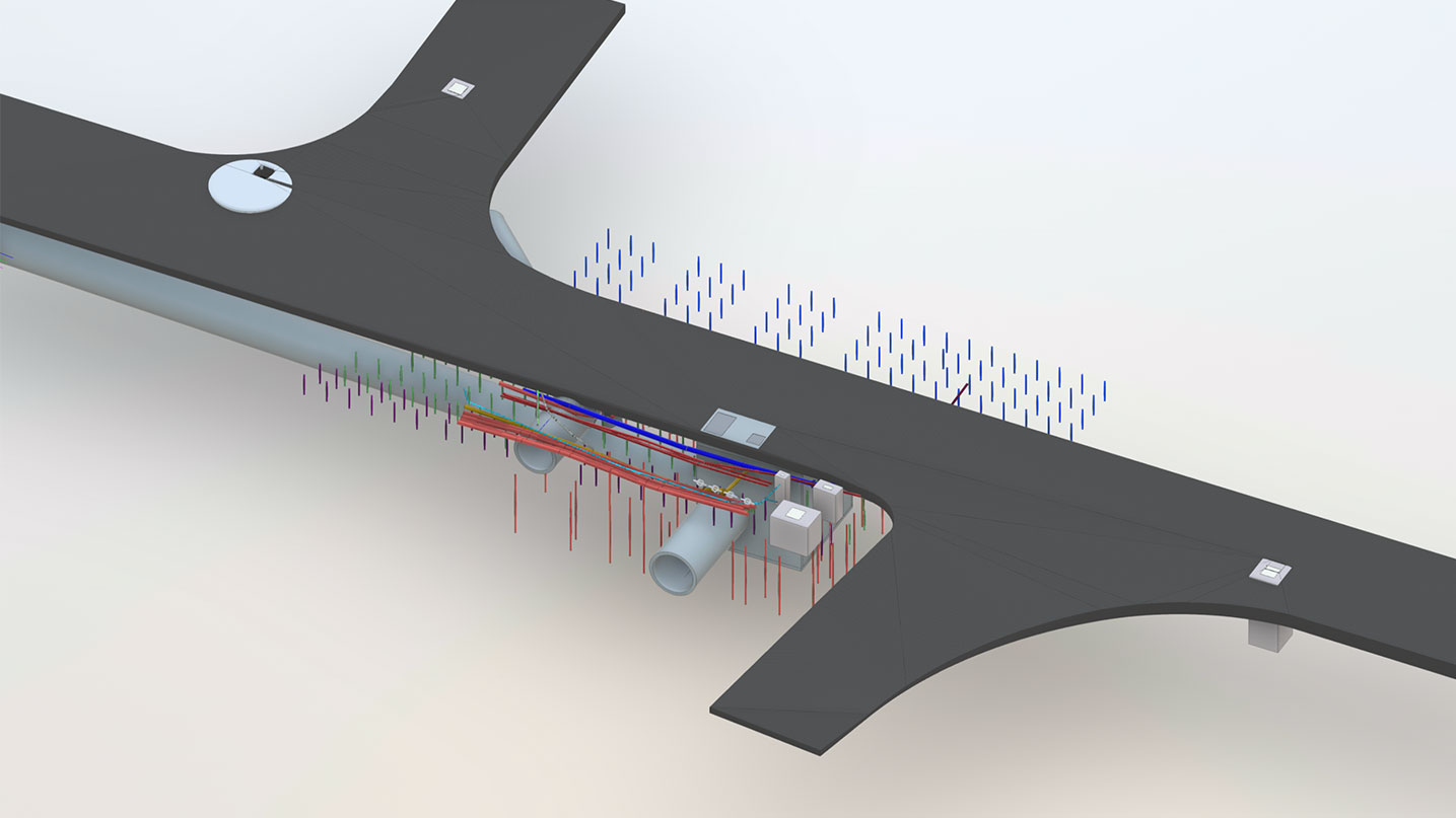 Ground improvement beneath a sewer system | Geobear UK